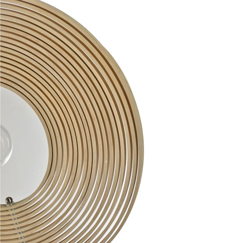 Landelijke hanglamp hout, Chislaine | Lampgigant.nl