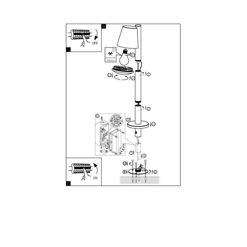 Zilveren moderne buitenlamp rvs, Aiden, IP44 | Lampgigant.nl