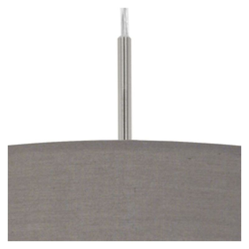 Antraciete moderne hanglamp stof, Abano | Lampgigant.nl