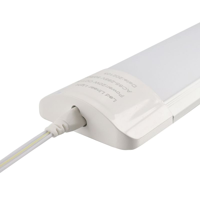 Doorkoppelbare 60 cm LED balk - Enrique - 20W - 6500K | Lampgigant.nl