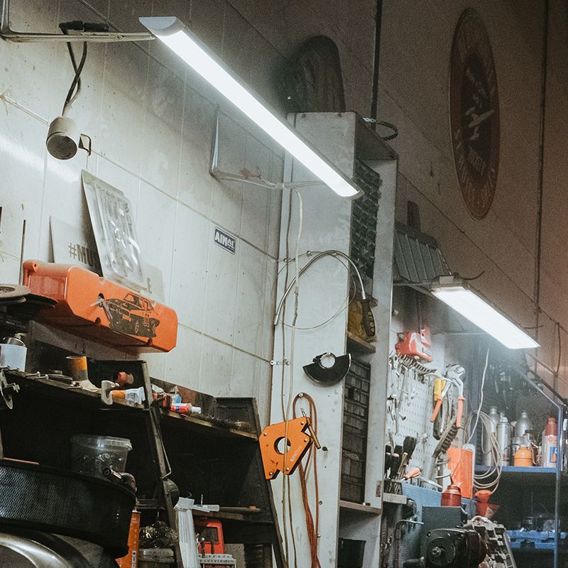 Doorkoppelbare 120 cm LED balk - Enrique - 40W - 6500K | Lampgigant.nl