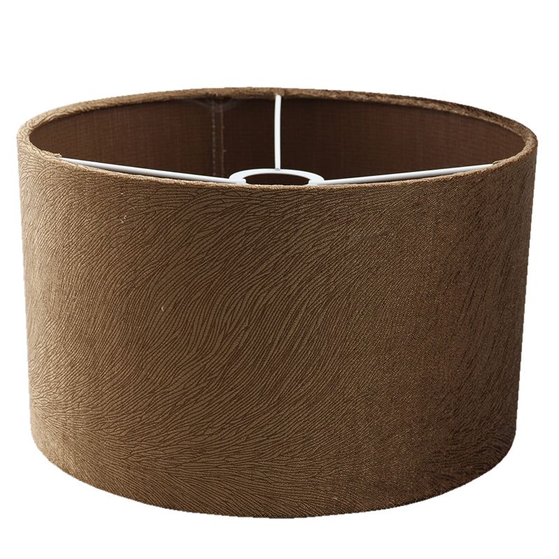 30 cm velours bruine lampenkap, Rody | Lampgigant.nl