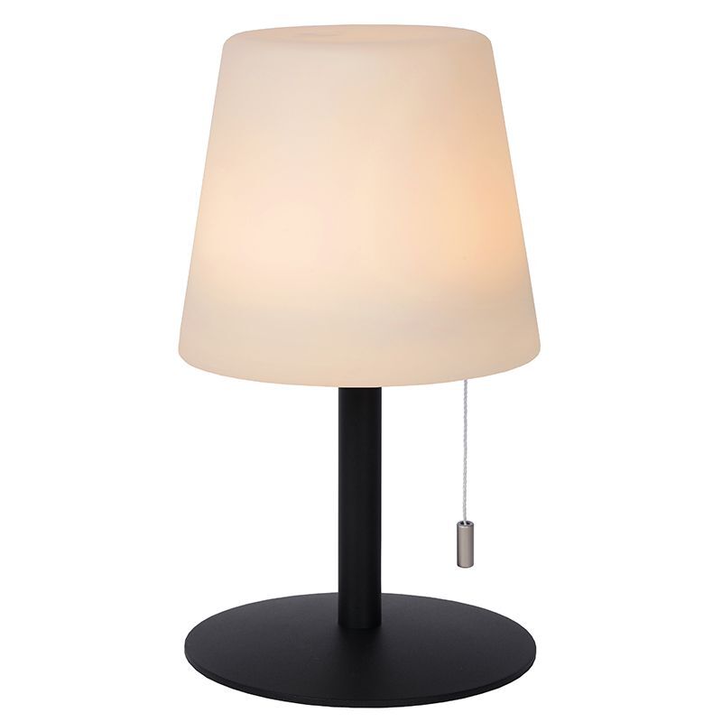 Witte oplaadbare buiten tafellamp modern, Rio, 1,8W, RGB LED, IP44, met ...
