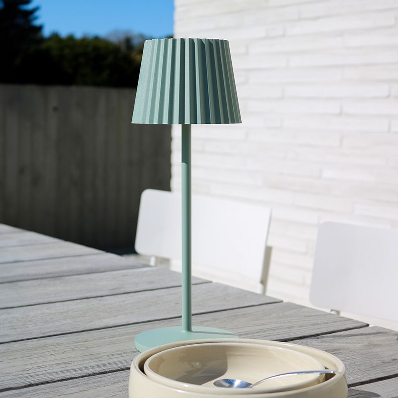 Groene buiten tafellamp landelijk, Justine, 2W, 2700K LED, IP54, met ...