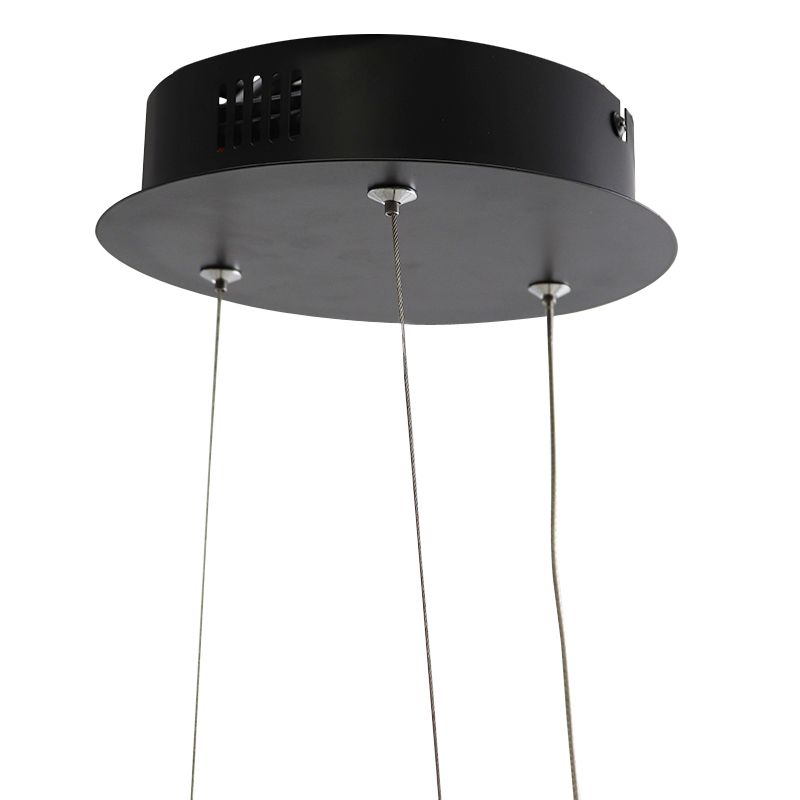 Design hanglamp zwart, Thalia, 36W, 2700K LED, 3-staps dimbaar ...