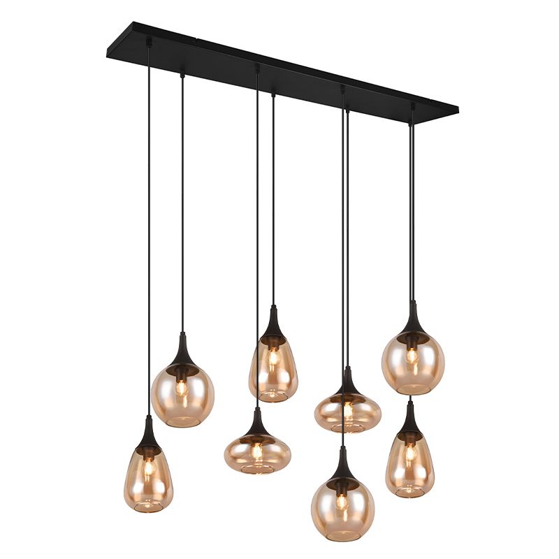 Amberkleurige hanglamp design, Sybren | Lampgigant.nl