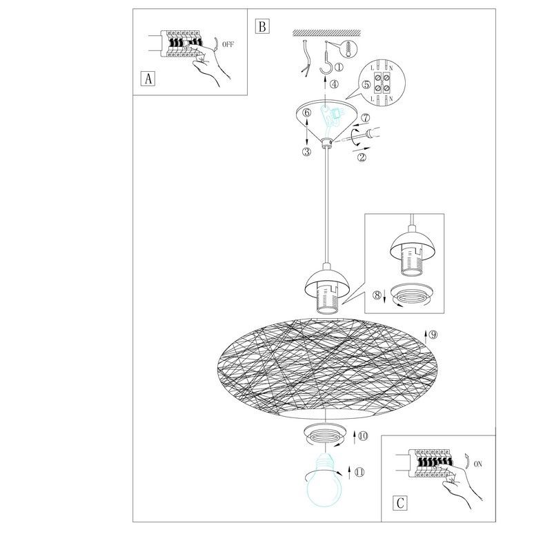 Witte design hanglamp kunststof, Hero | Lampgigant.nl