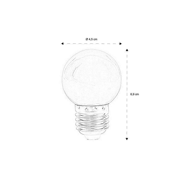 Rode LED lamp - 1 Watt | Lampgigant.nl
