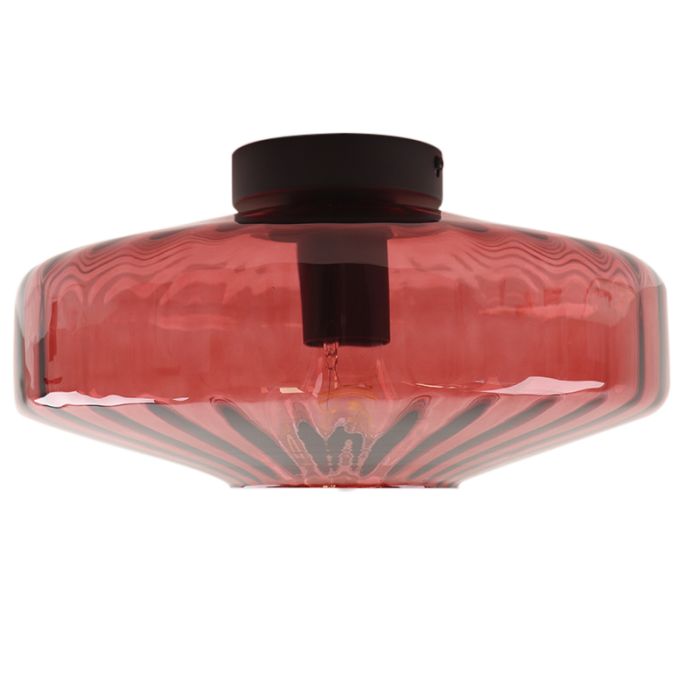 Design plafondlamp rood, Sevda | Lampgigant.nl